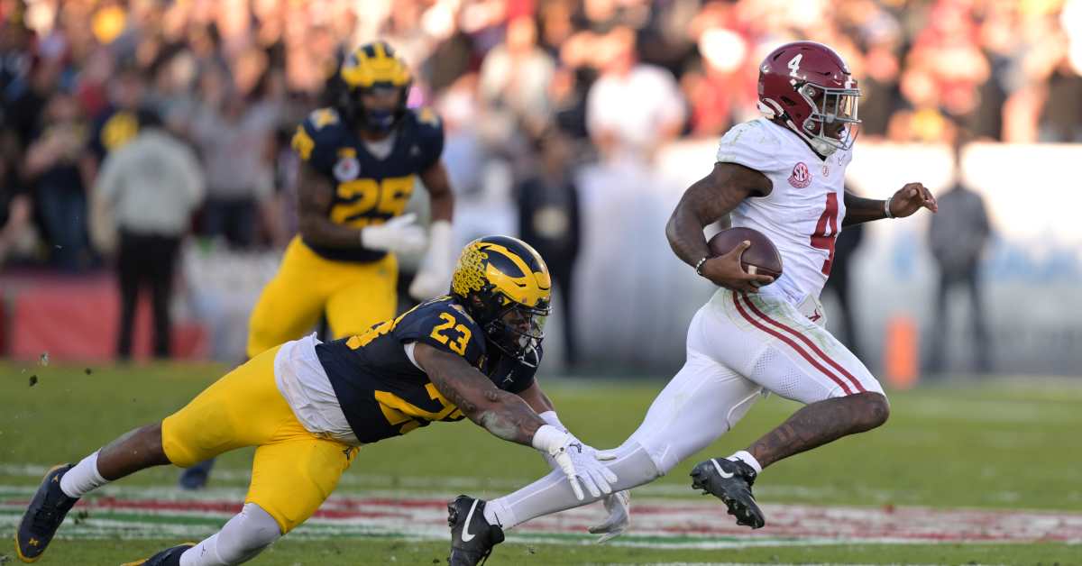 Michigan vs Alabama 3rd Quarter: College Football Playoff Rose Bowl ...