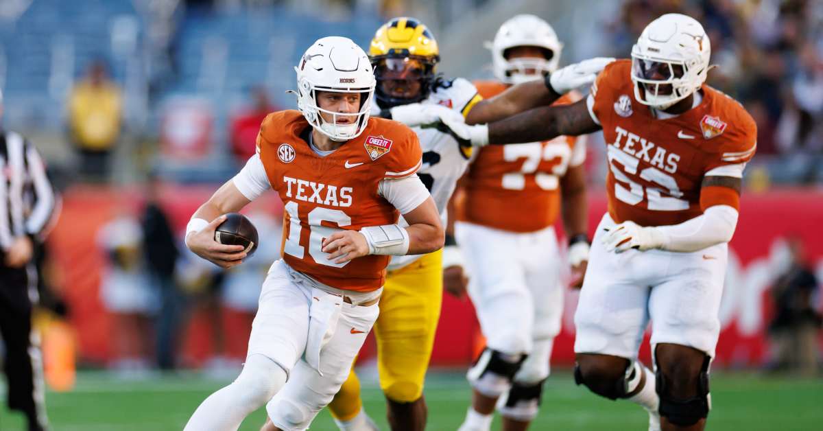 Arch Manning Powers Texas Past Michigan in Cheez-It Citrus Bowl ...