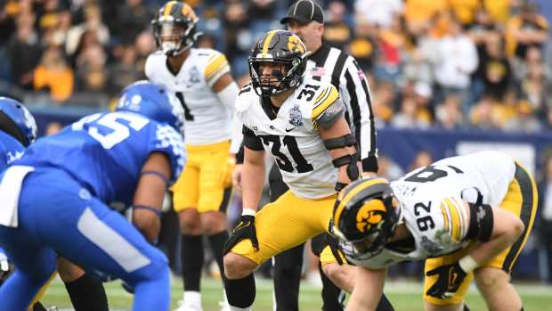 Jack Campbell, Iowa 2023 NFL Draft Profile - College Football News ...