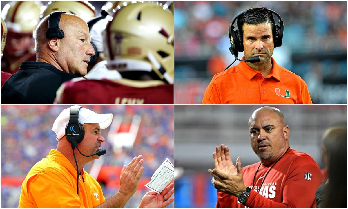 Hot Seat Coach Rankings: After Week 6 - College Football News | College ...