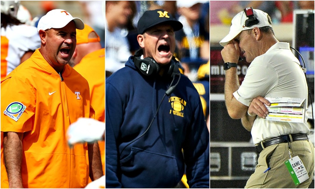 Hot Seat Coach Rankings: After Week 4 - College Football News | College ...