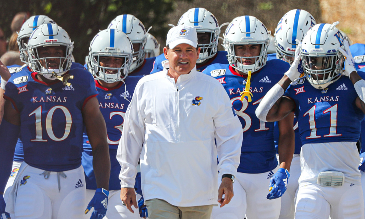 Les Miles Out As Kansas Head Football Coach - College Football News ...